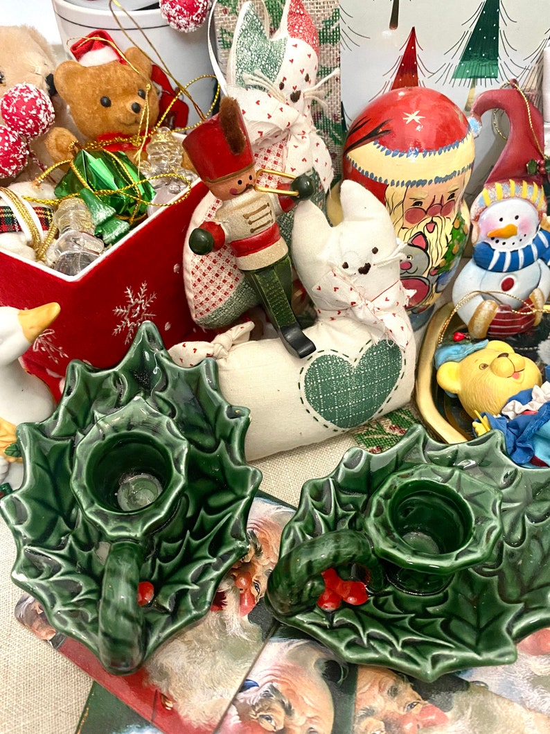 Vintage Christmas Decor Mystery Box, Ornaments, Stocking Stuffers - Etsy