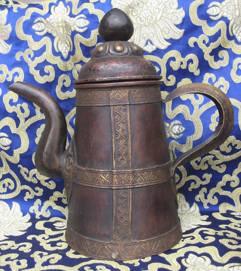 Antique Tibetan Handmade Copper Kitchen Pot Solak Teapot - Etsy