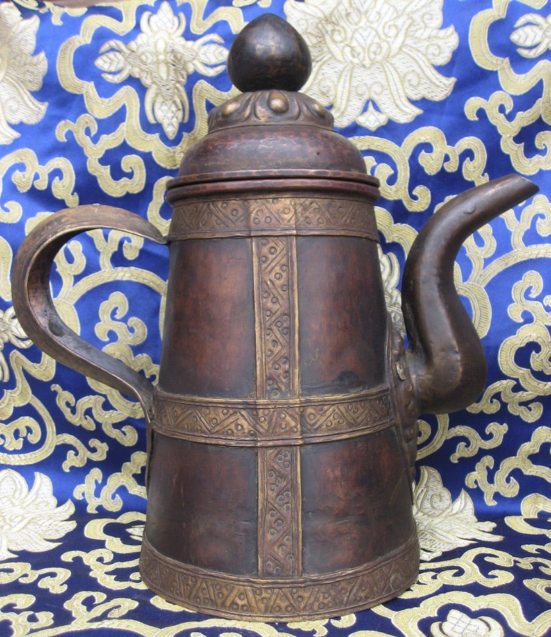 Antique Tibetan Handmade Copper Kitchen Pot Solak Teapot - Etsy