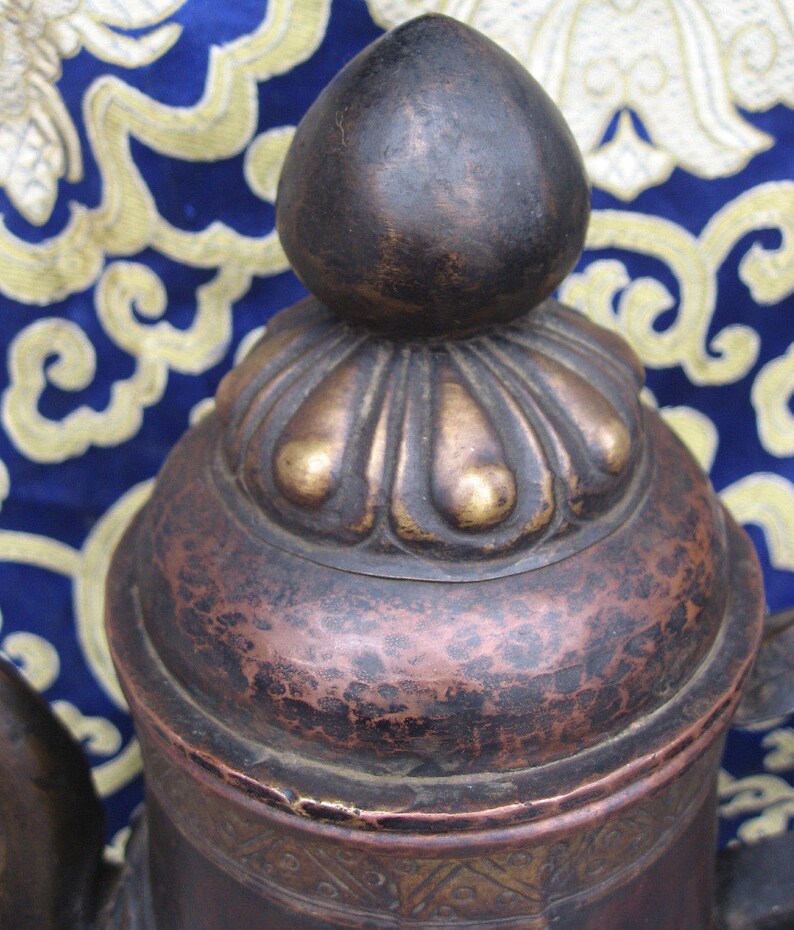 Antique Tibetan Handmade Copper Kitchen Pot Solak Teapot | Etsy