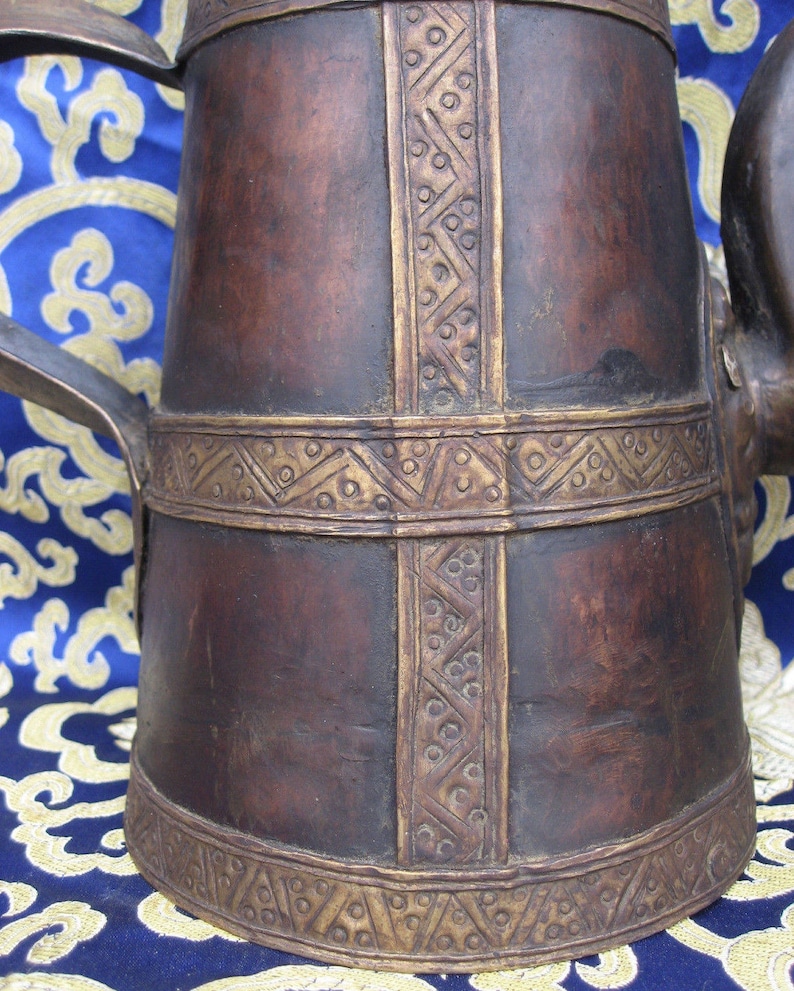 Antique Tibetan Handmade Copper Kitchen Pot Solak Teapot - Etsy