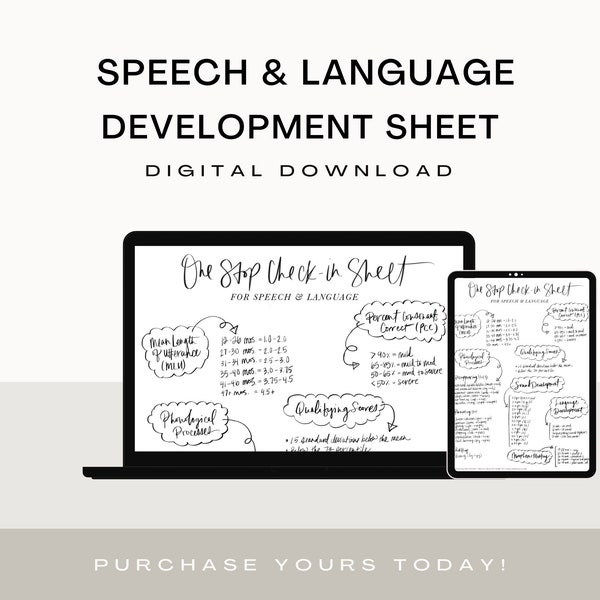 Language Development - Etsy