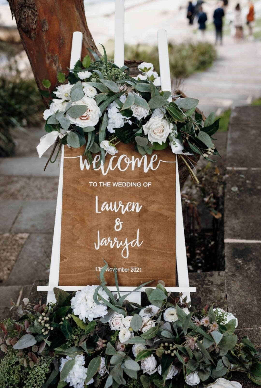 WEDDING WELCOME SIGN, Welcome Sign, Wedding Signage, Wood Wedding Sign ...