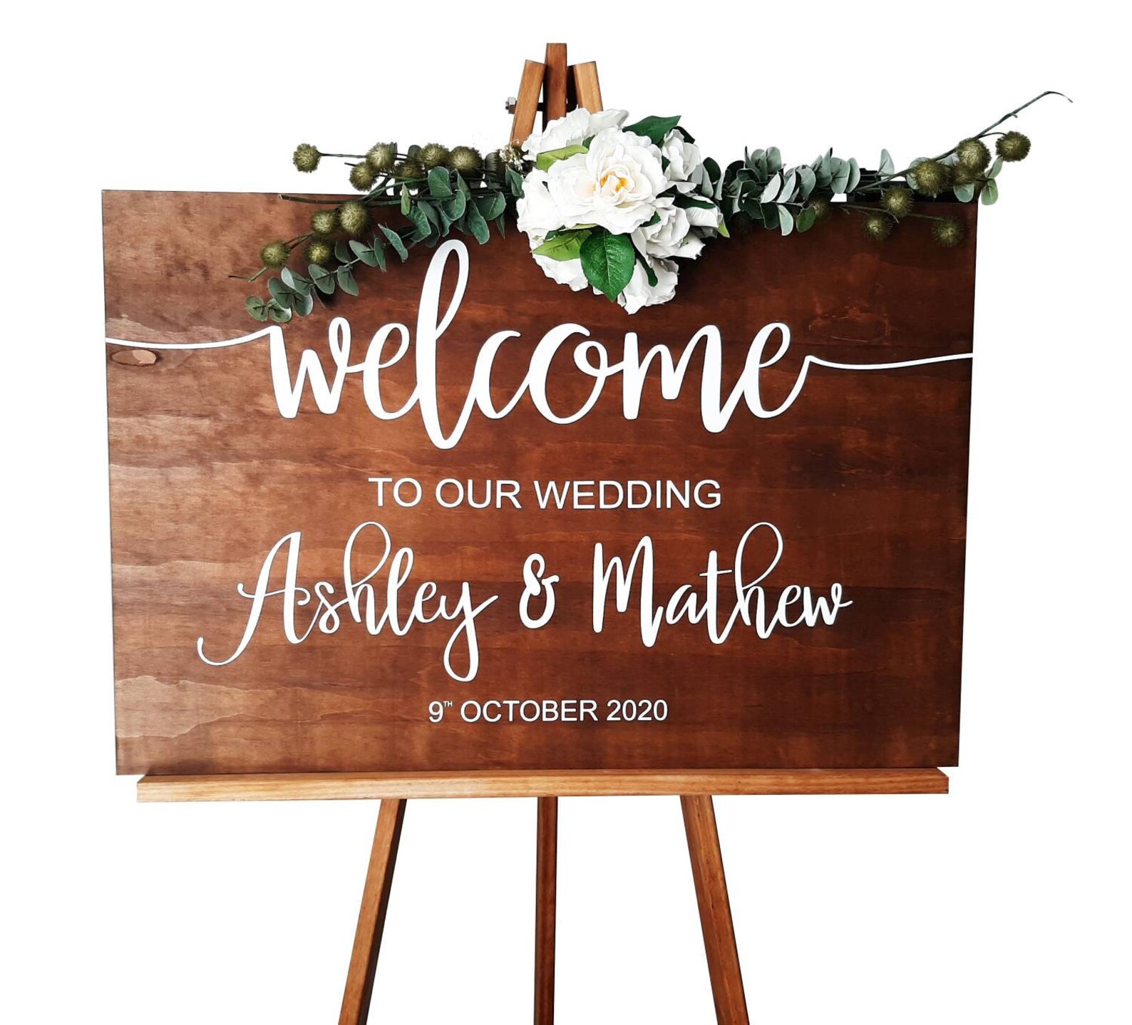 WEDDING WELCOME SIGN Welcome Sign Wedding Signage Wood | Etsy Australia