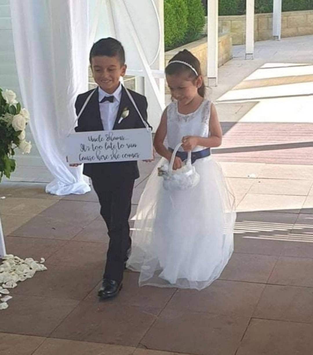 CHILD PAGE BOY Wedding Sign Flower Girl Sign Fun Kids - Etsy