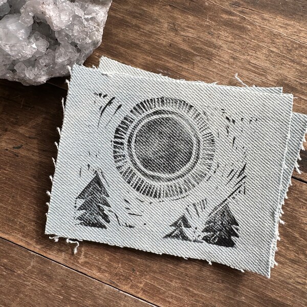 Block Print Patch - Etsy