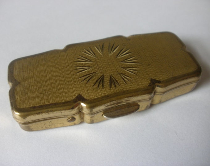Vintage Stratton Pill Box Compact Made in England - Etsy