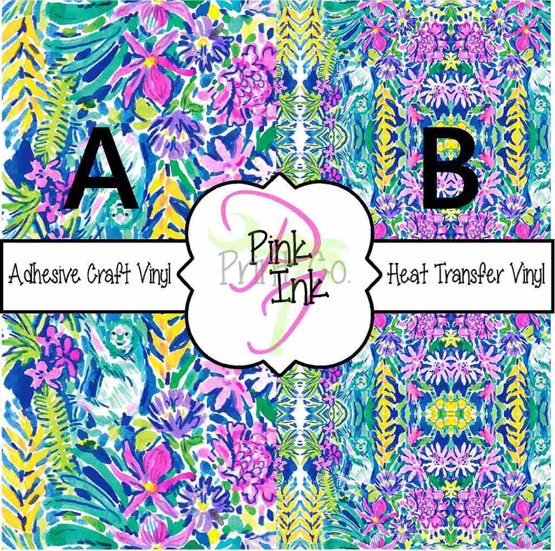 Patterned Htv/patterned Vinyl/printed Htv/printed Heat Transfer Vinyl ...