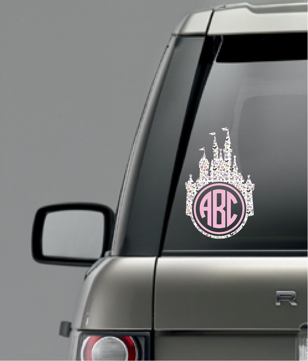 Castle Decal/monogram Car Decal/laptop Decal/monogram Decal/monogram ...