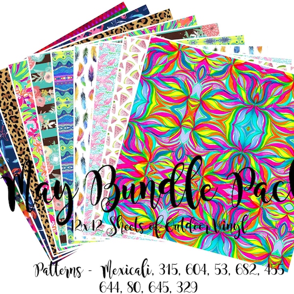 Heat Transfer Vinyl 12x12 Sheets - Etsy