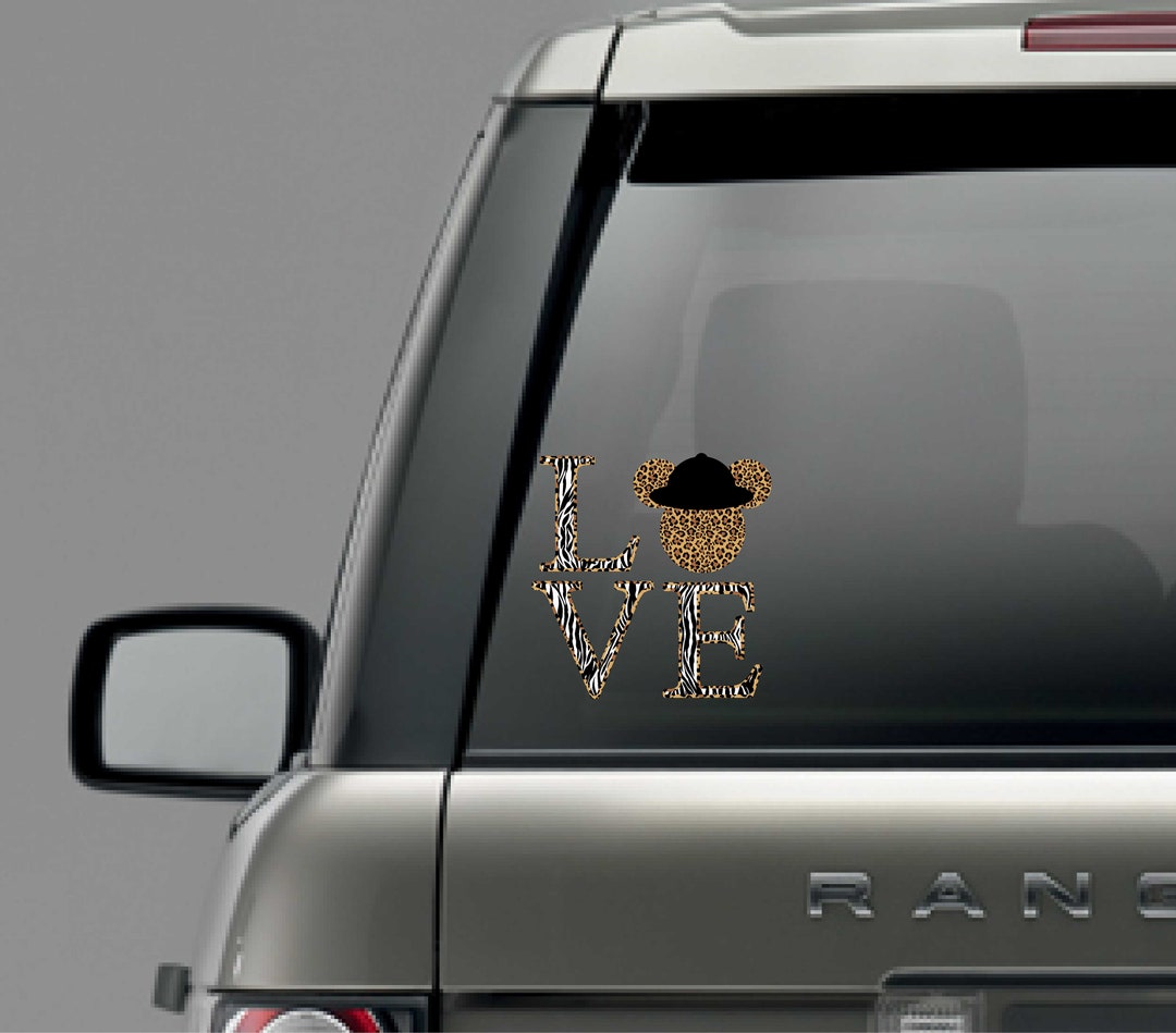 Character Love Car Decal Monogram Decal Car Decal Car Monogram Decal ...