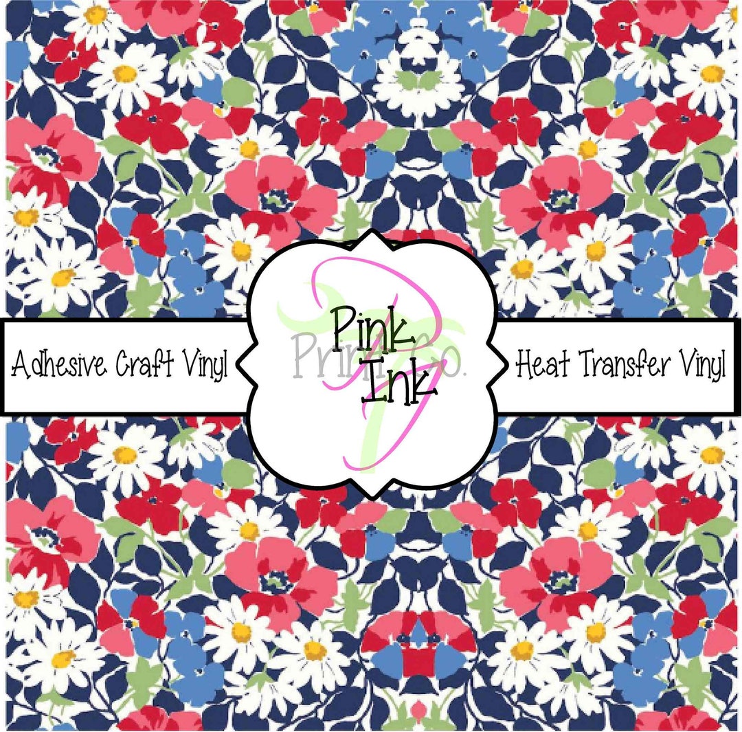Beautiful Patterned Craft Vinyl and Heat Transfer Vinyl - Etsy