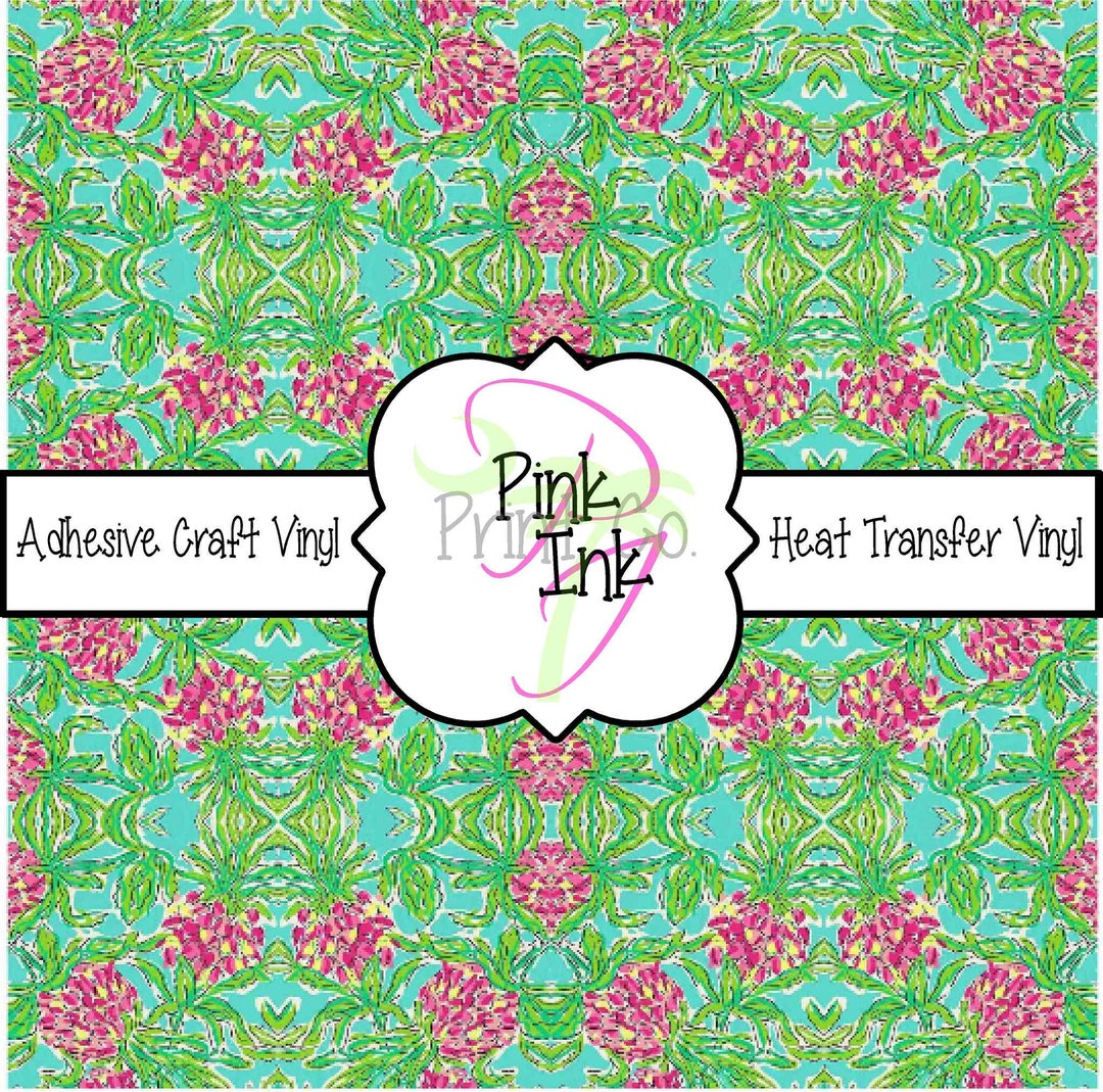 Printed Vinyl Patterned Craft Vinyl and Heat Transfer Vinyl - Etsy