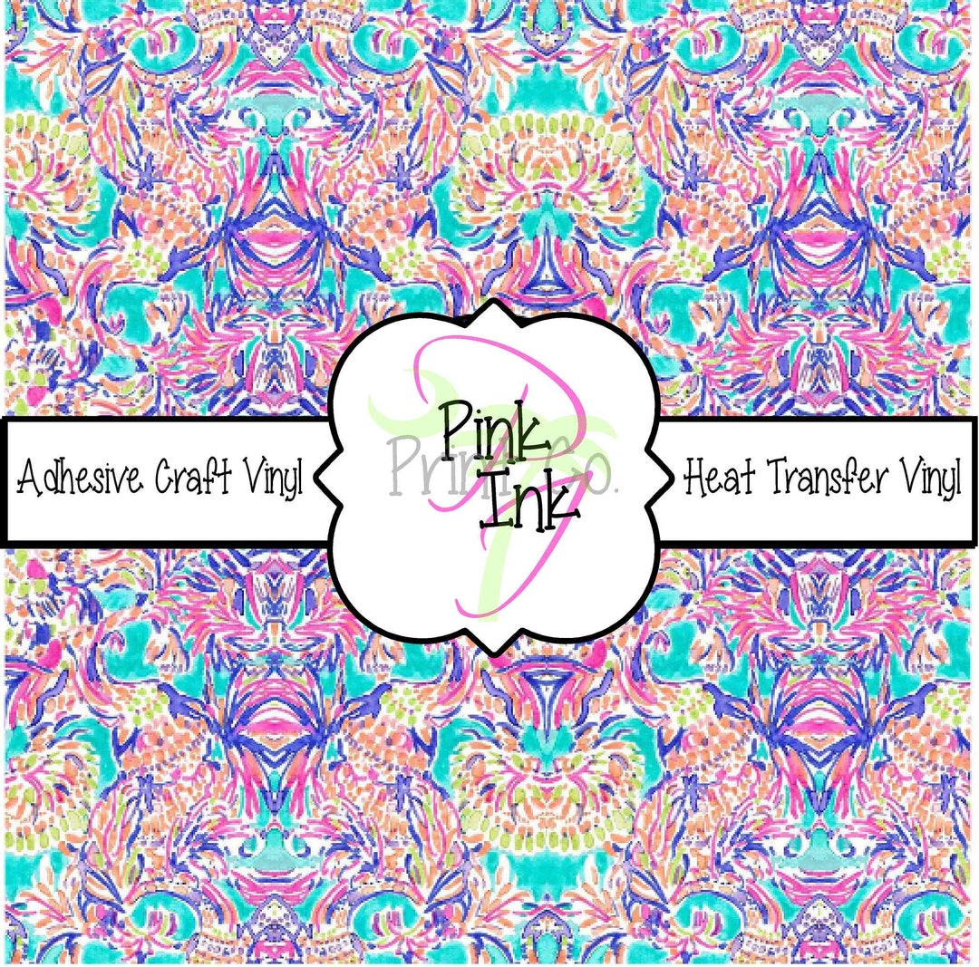 Beautiful Patterned Craft Vinyl and Heat Transfer Vinyl - Etsy