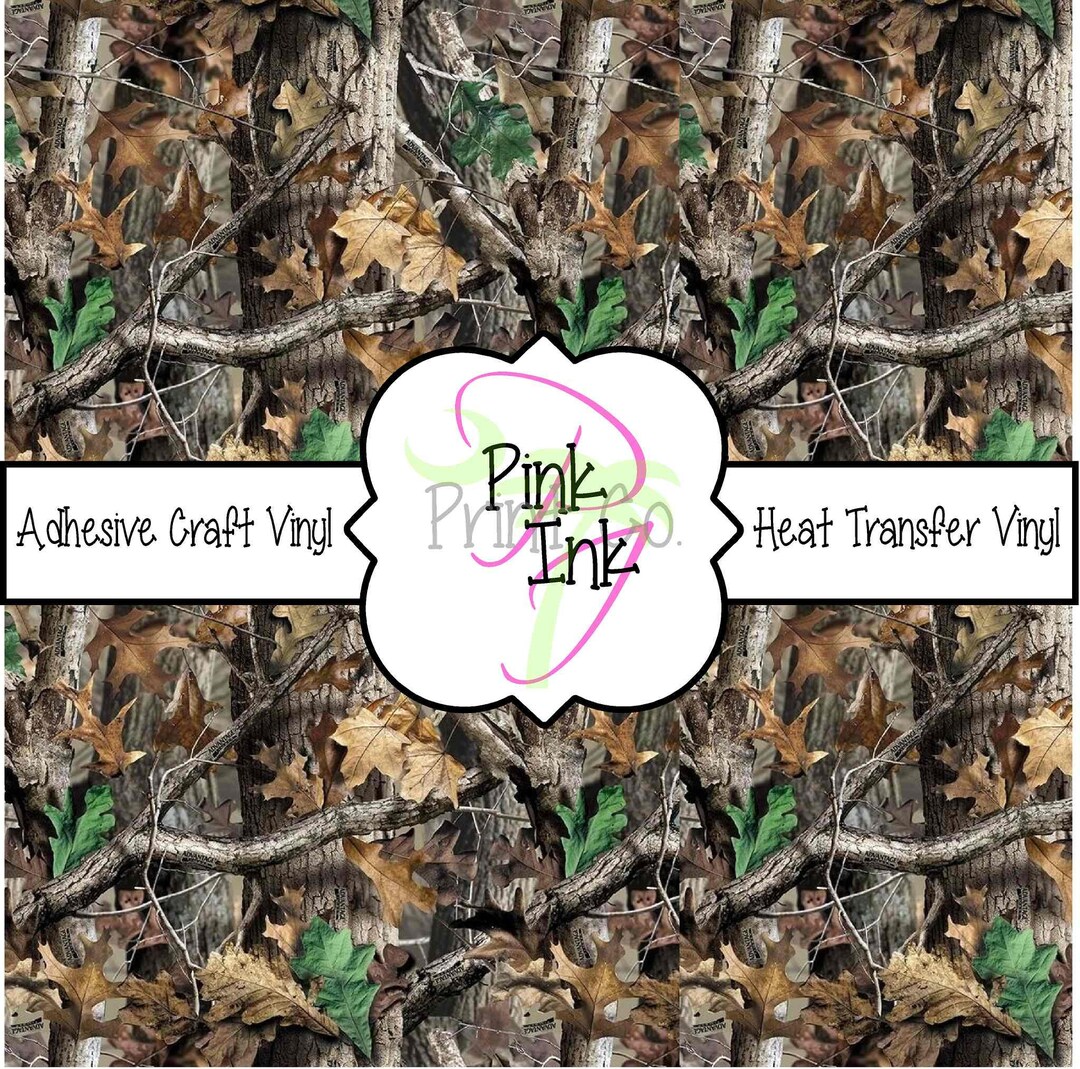 Camo Vinyl Camo HTV Printed Heat Transfer Vinyl Patterned Vinyl Printed ...