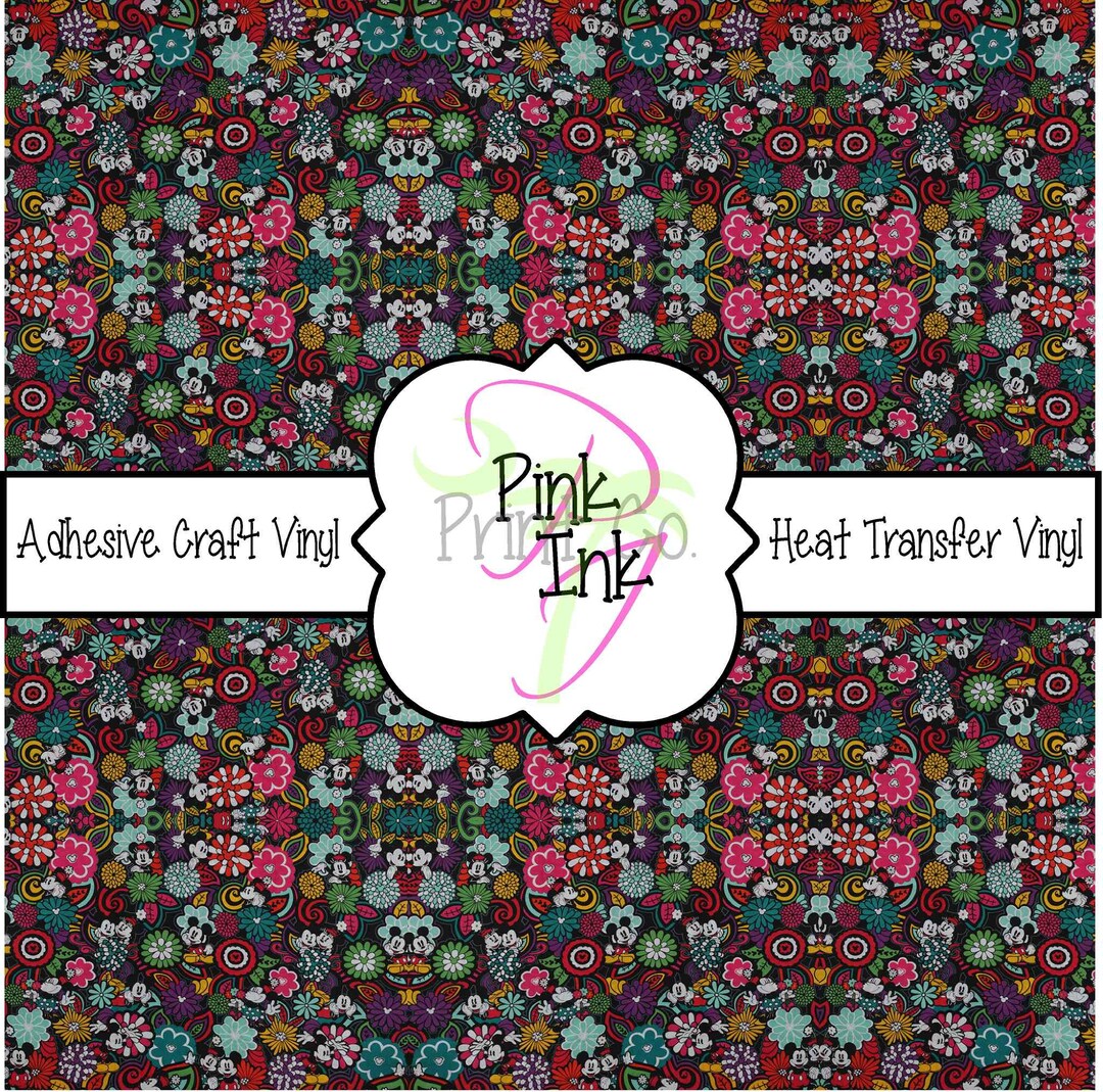 Character Printed Vinyl, Patterned Craft Vinyl and Heat Transfer Vinyl ...