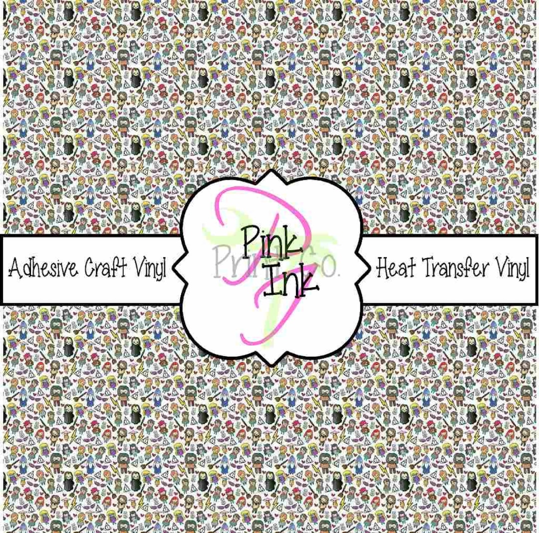 Character Printed Vinyl/printed Htv/patterned Htv/patterned Vinyl ...
