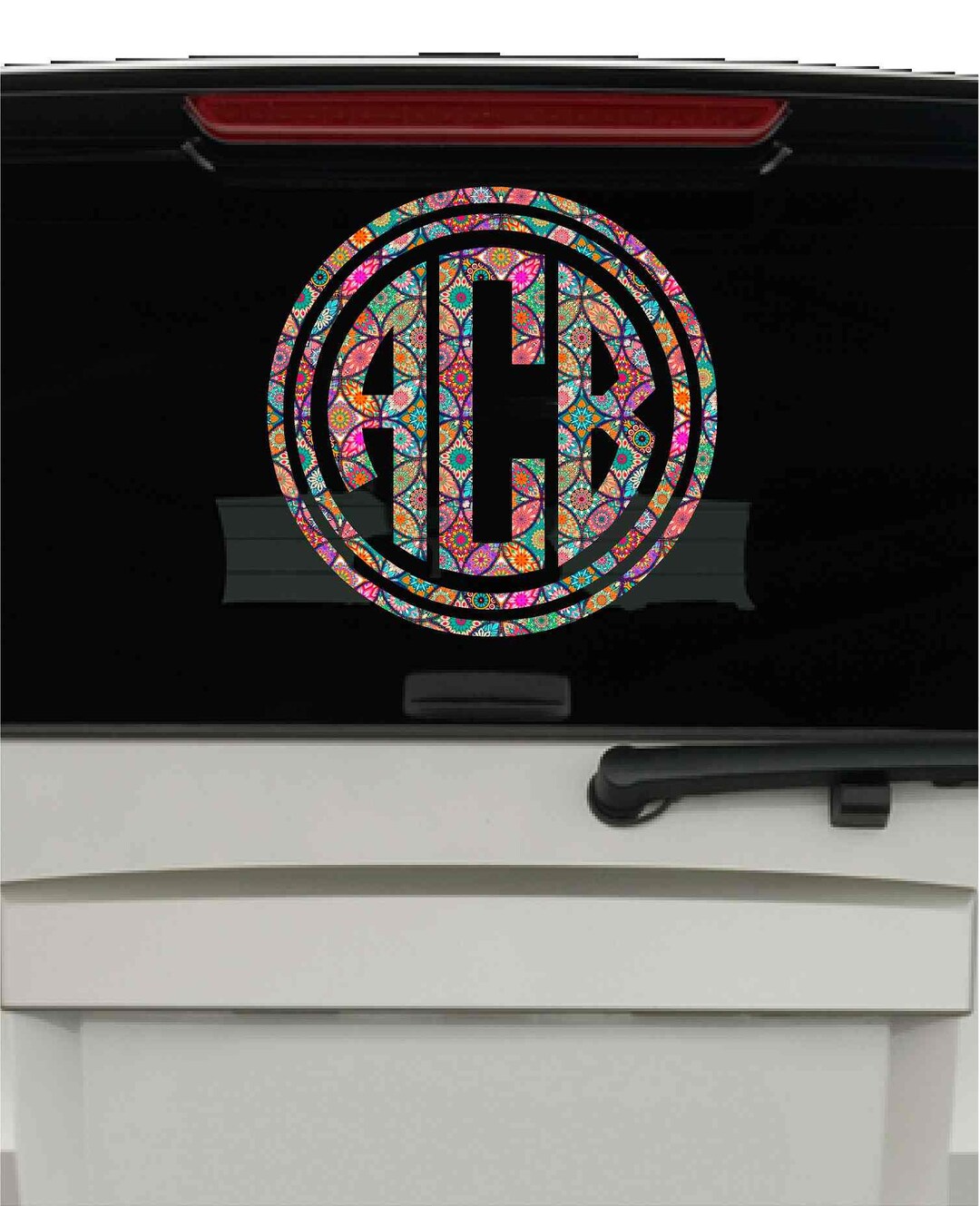 Monogram Car Decal Monogram Decal Car Decal Car Monogram Decal Car ...