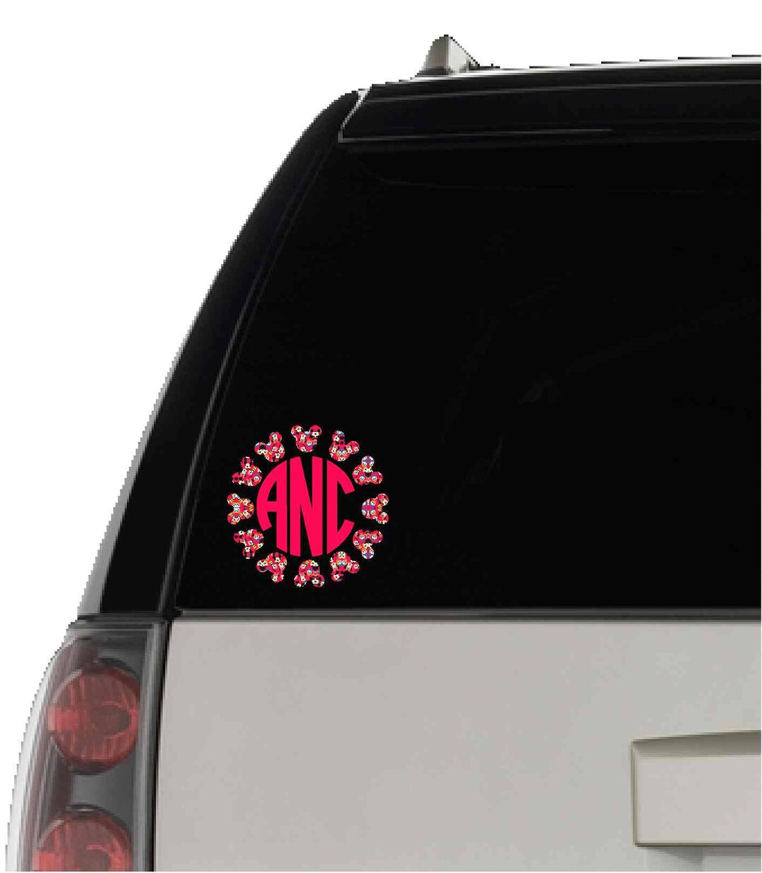 Character Decal Monogram Car Decal Monogram Decal Car Decal Car ...