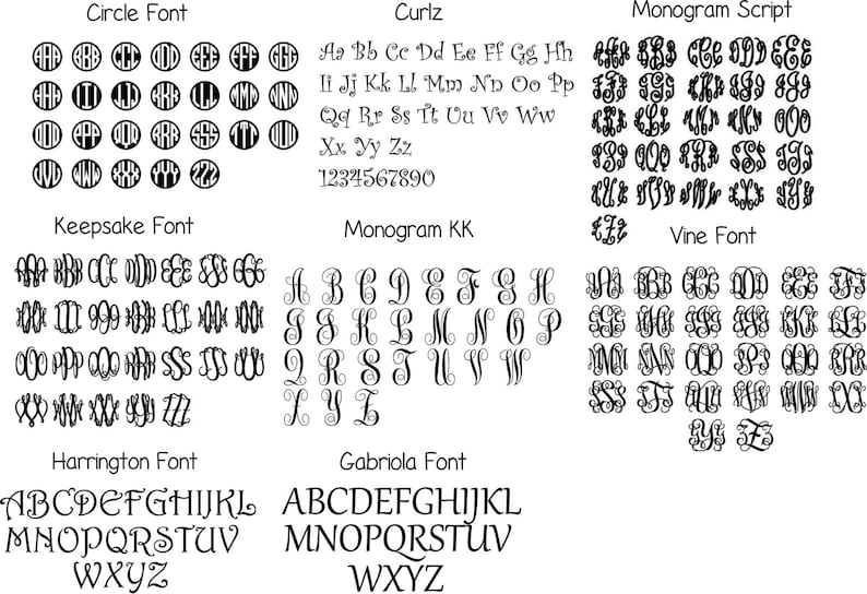 Monogram Decal for Phone Monogram Script Decal Monogram - Etsy