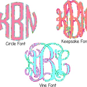 Circle Monogram Decal Monogram Decal for Laptop Patterned - Etsy