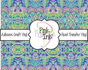 Beautiful Patterned Craft Vinyl and Heat Transfer Vinyl in - Etsy