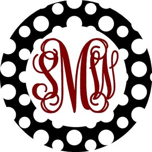 Monogram Car Decal Monogram Decal Car Decal Car Monogram Decal Car ...