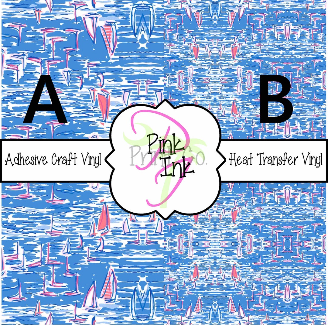 Patterned Vinyl Patterned HTV Printed Adhesive Vinyl Printed HTV Heat ...