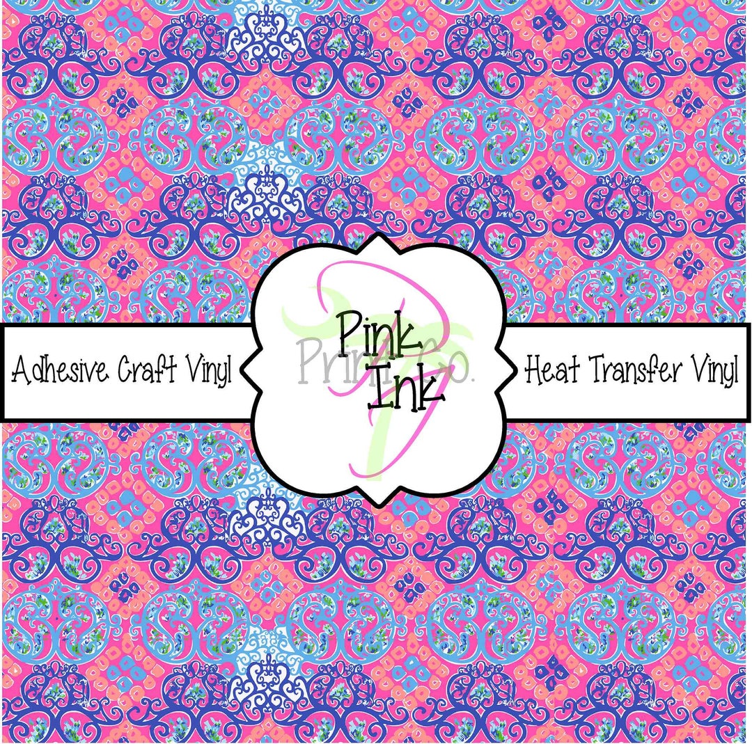 Beautiful Patterned Craft Vinyl and Heat Transfer Vinyl in - Etsy