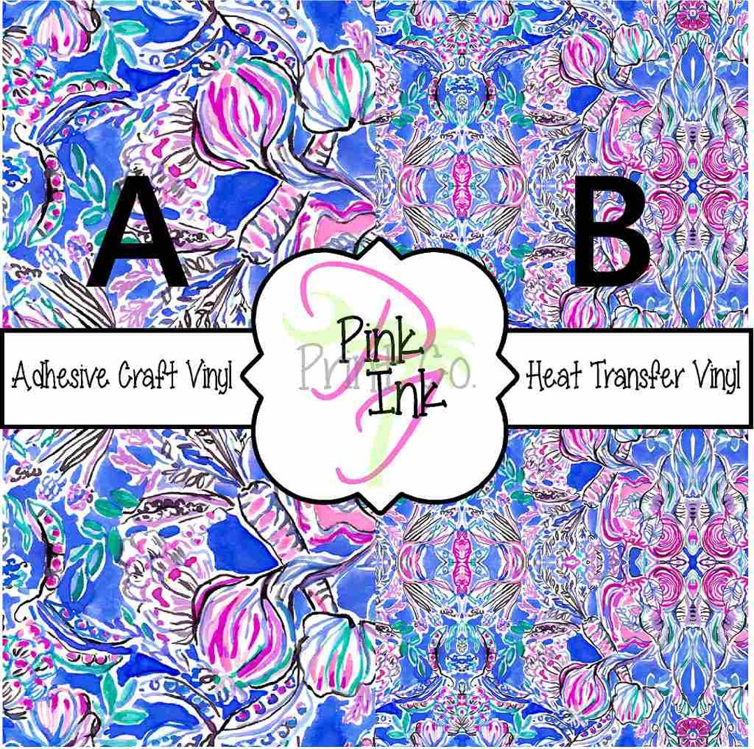 Patterned Htv/patterned Vinyl/printed Htv/printed Heat Transfer Vinyl ...