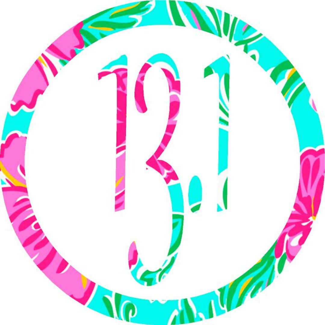 Half Marathon Vinyl Decal/13.1 Car Sticker/laptop Sticker/half - Etsy