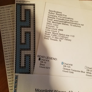 Diamondback Rattlesnake Loom Bead Pattern for Bracelet, Miyuki Delica ...