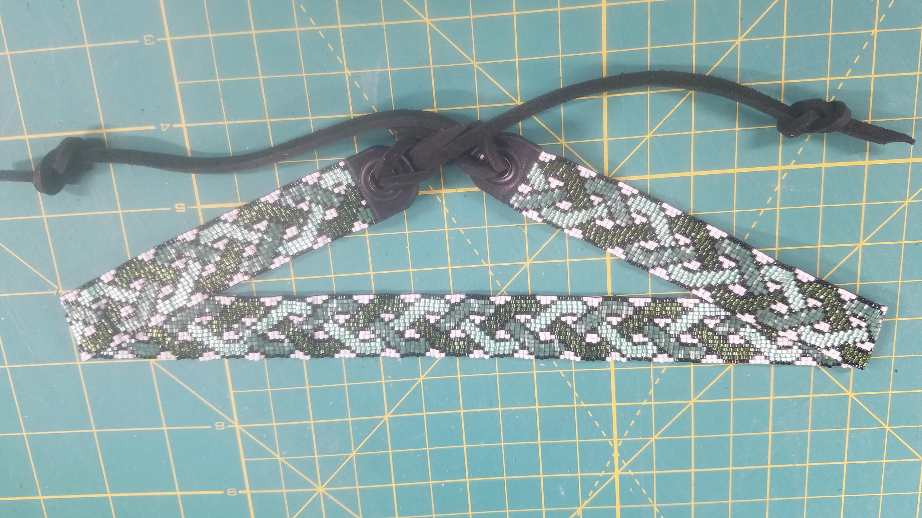 3 Strand Celtic Knot Beaded Hat Band, Beaded Hatband, South Western ...
