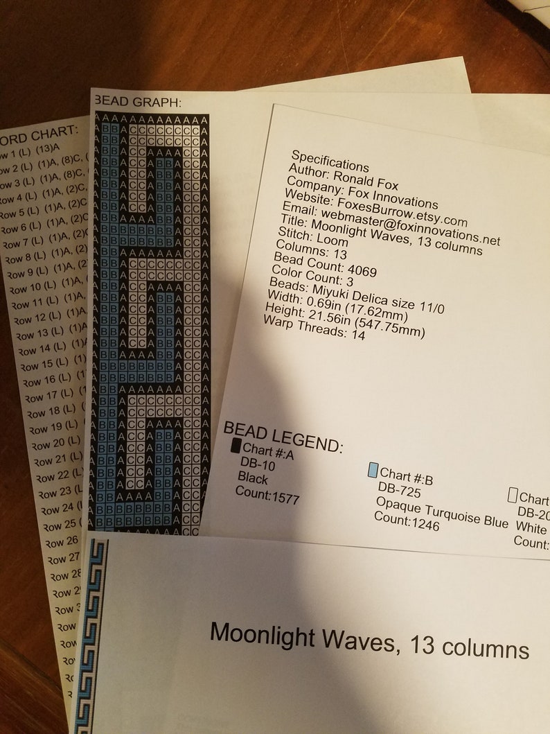 Celtic Knot Hat Band Loom Bead Pattern: Miyuki Delica (PDF Download) - Etsy