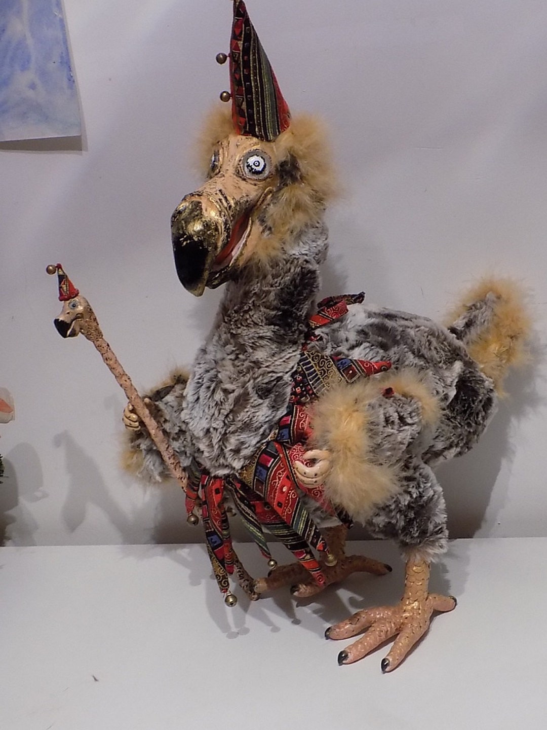 Poseable Dodo Clown Art Doll: Alice in Wonderland Inspired, 16" - Etsy