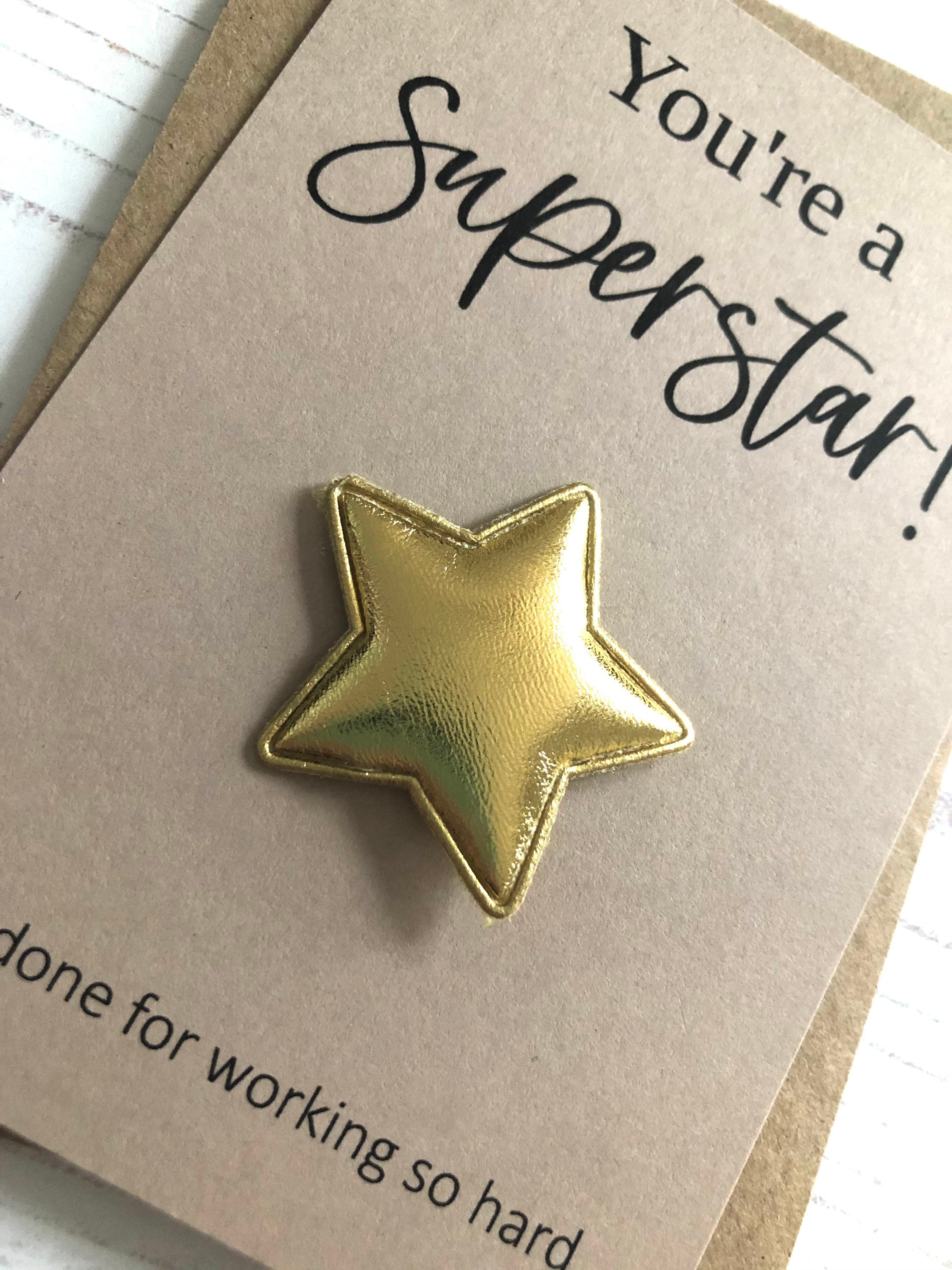 Youre a Superstar Well done for working so hard token gold | Etsy
