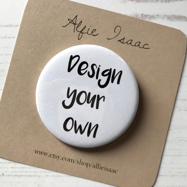 Custom Pin Badge - Etsy UK
