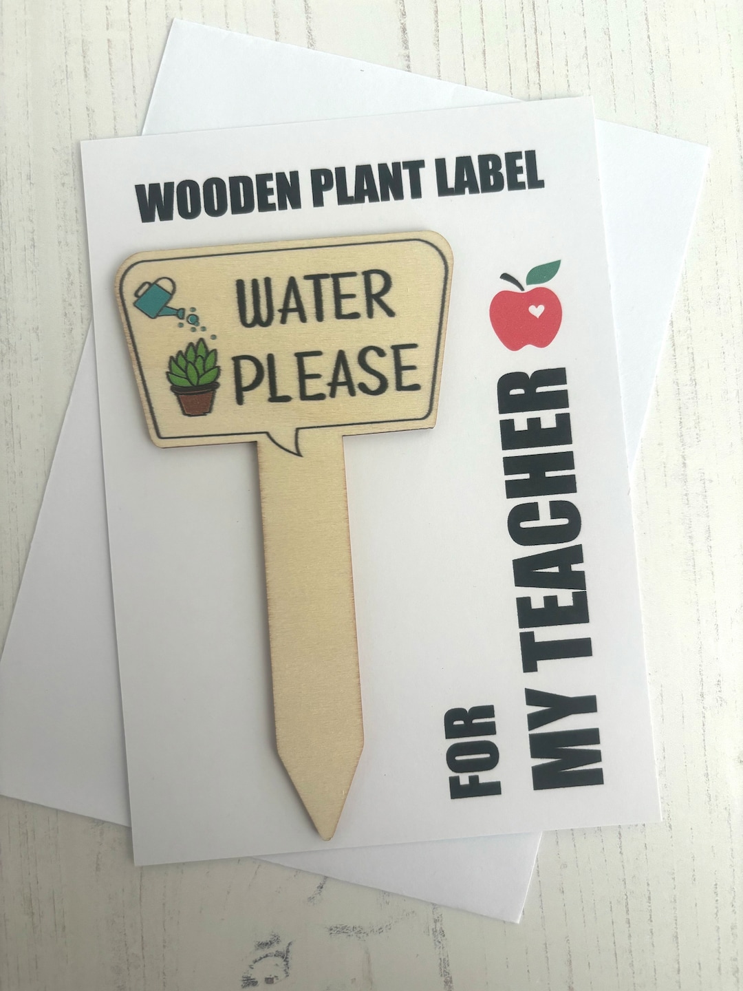 Wooden Plant Labels / Toppers for Plants - Thank You for Helping Me ...