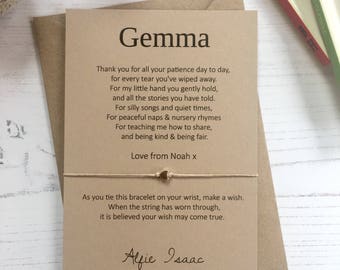 Bracelet With Poem | Etsy