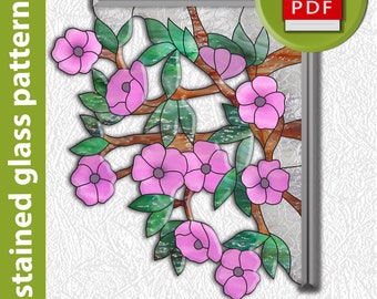 Stained Glass Corner Pattern - Etsy