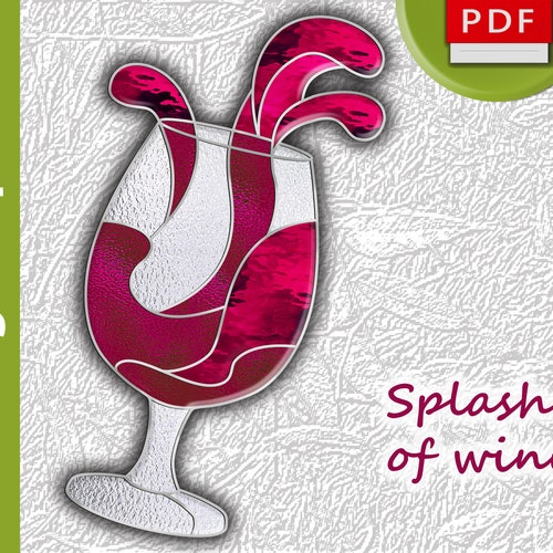 Marijuana Leaf Stained Glass Pattern PDF Digital File - Etsy