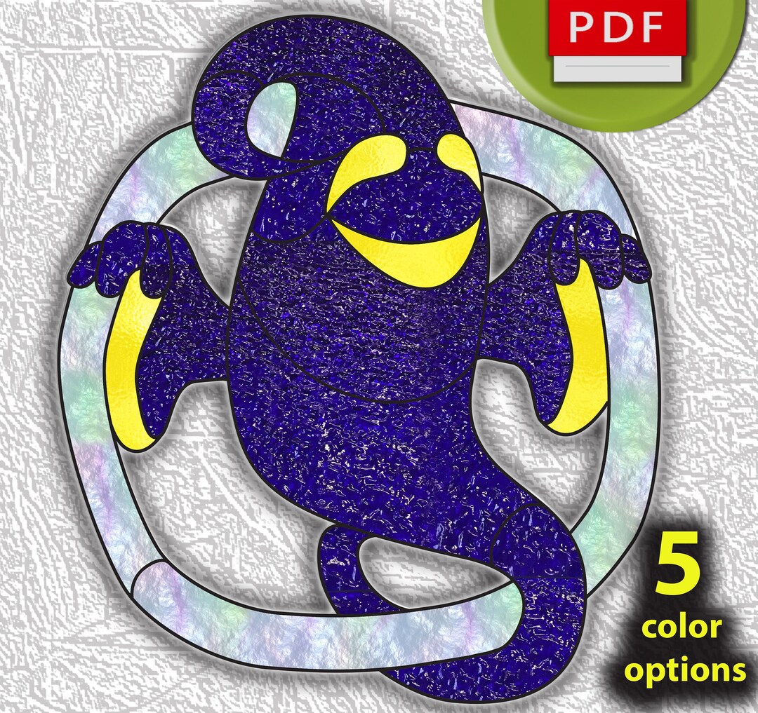 Halloween Ghost Stained Glass Pattern Suncatcher Stained Glass Digital ...