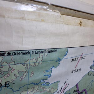 French School Wall Map of France Double Sided Vintage Dated 1990 - Etsy