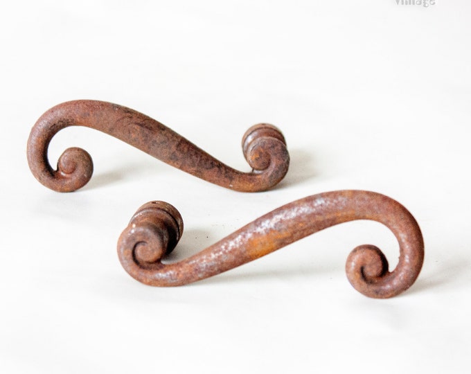 Antique Iron Window Handles Original Pair of Ancient French Latches - Etsy