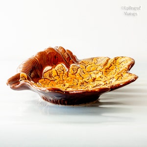 Emaux De Miel Fruit Bowl French 1960s Vintage Large Yellow & Brown ...