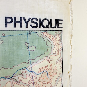 French School Wall Map of France Double Sided Vintage Dated 1990 - Etsy