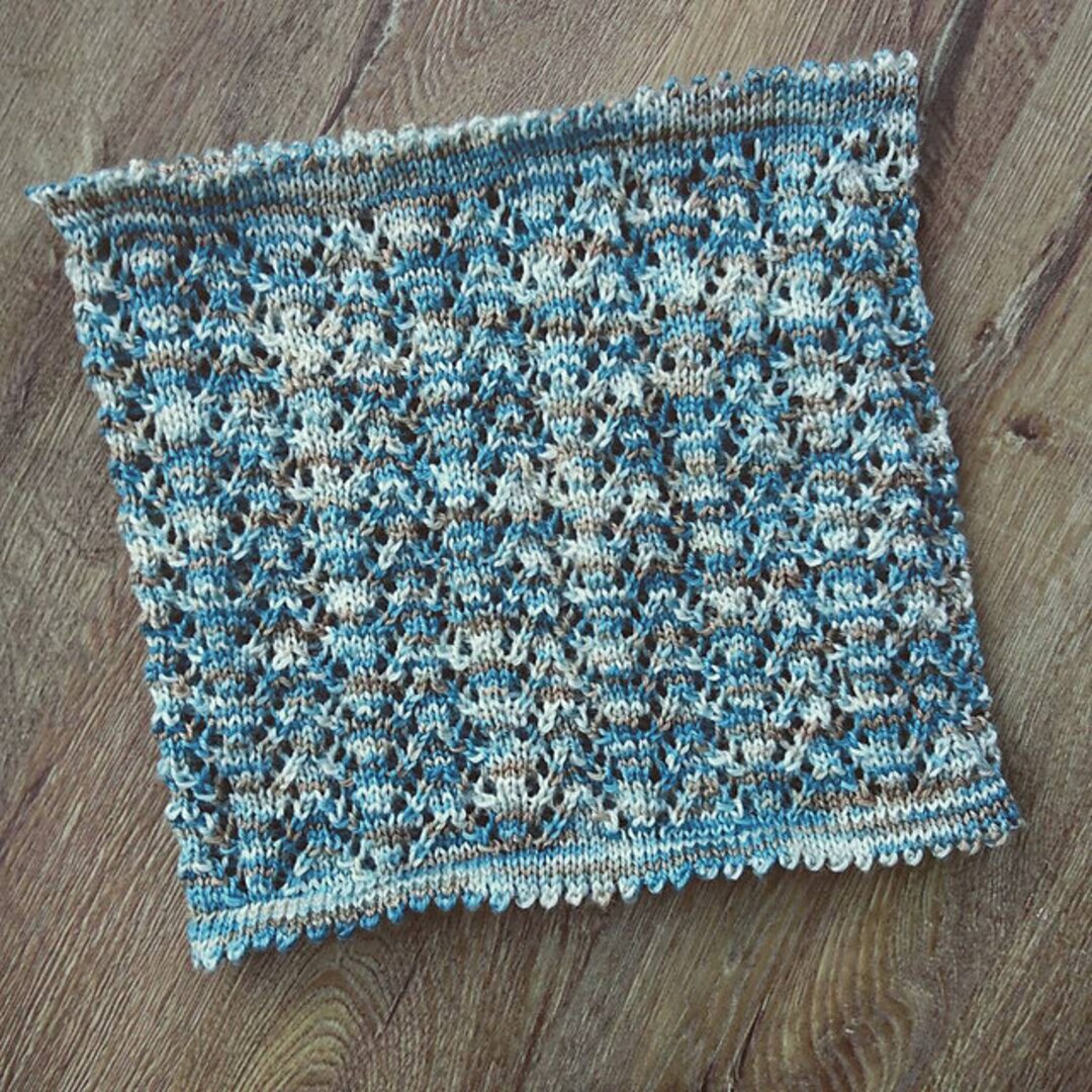 Sandy Shores Cowl Knitting Pattern | Digital PDF | Lace Cowl Accessory ...