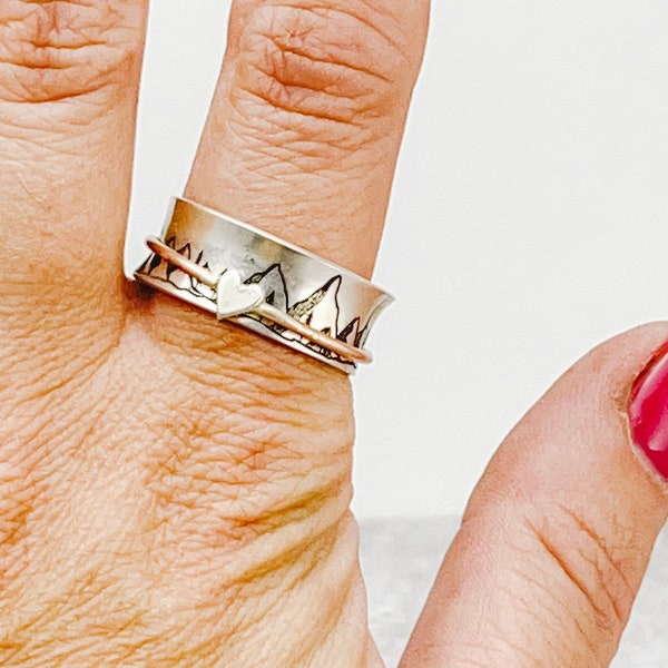 Mountain Ring - Etsy