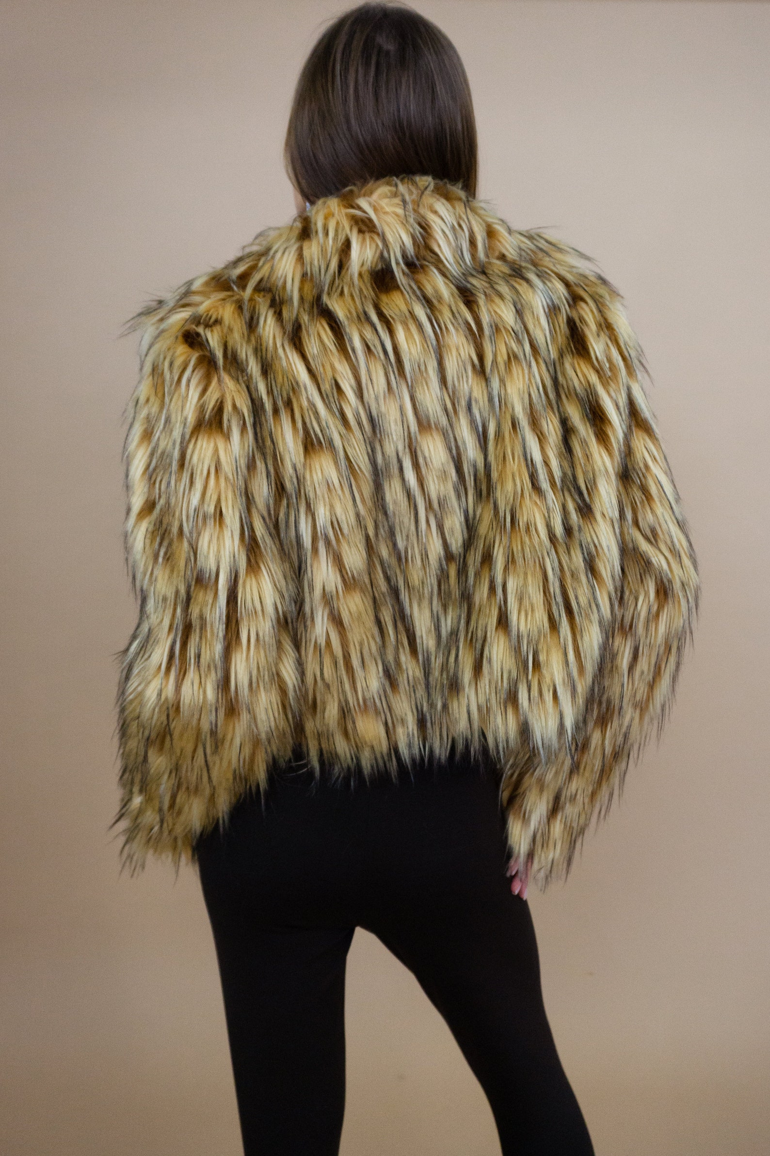 Faux Fur Coat Fur Coat Brown Coat Fur Jacket - Etsy