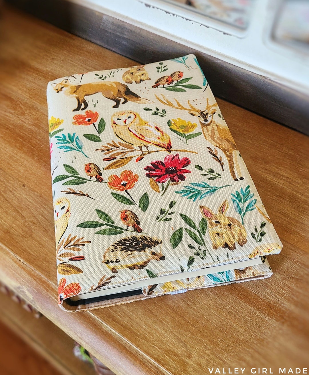 Adjustable Fabric Book Cover, Book Sleeve, Book Dust Jacket, Book ...